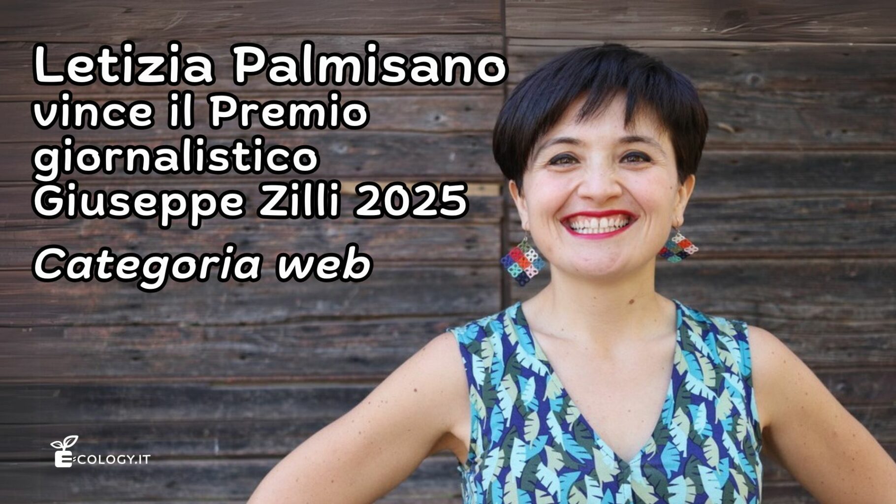 Letizia Palmisano, Direttrice editoriale di E-cology, riceve il Premio ...