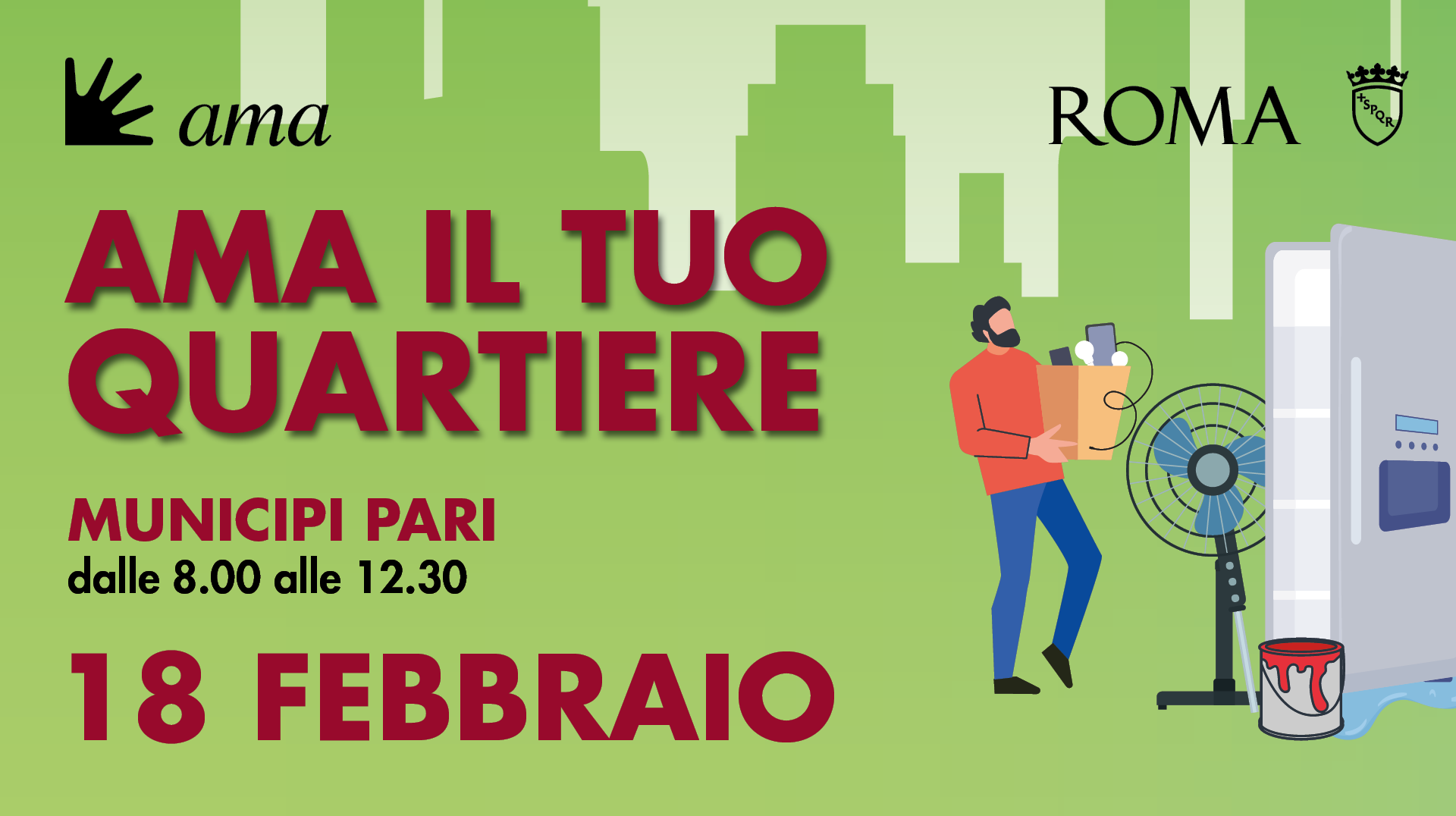 Raccolta rifiuti ingombranti a Roma 18 Febbraio 2024. Ecco dove - E ...